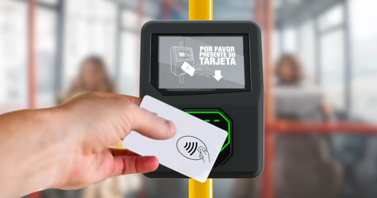 Validador de Tarjetas sin Contacto | Validor Contactless Transporte Público